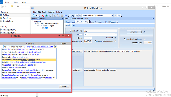 BPM to Disable CheckBoxes in Order Job Wizard - Epicor ERP 10 - Epicor ...