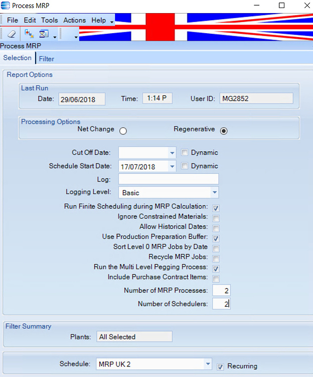 Setting up MRP on a schedule - Epicor ERP 9 - Epicor User Help Forum
