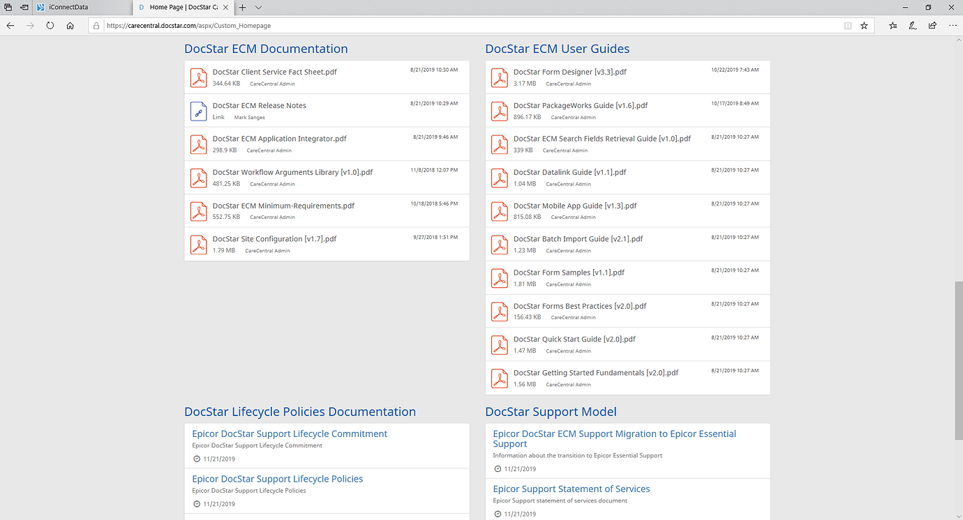 DocStar Install Documentation - ECM - Epicor User Help Forum