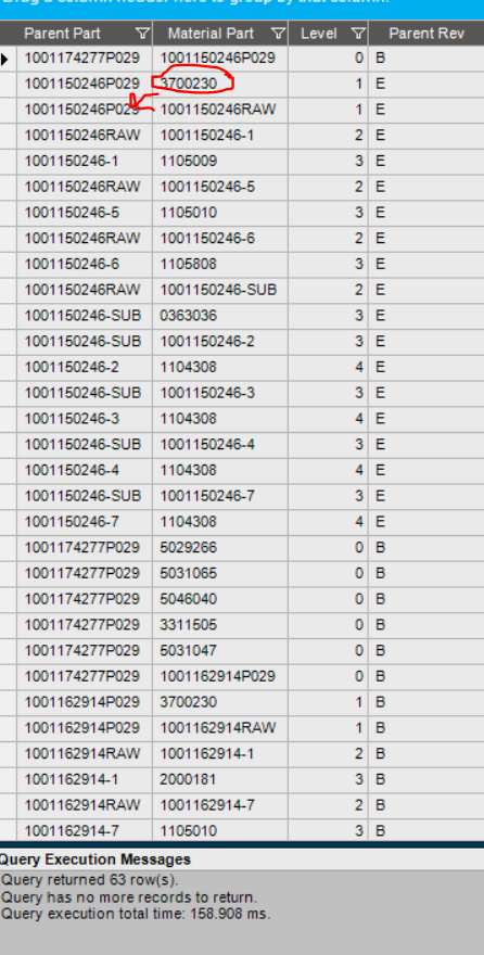 BOM hierarchy Query - Epicor ERP 10 - Epicor User Help Forum
