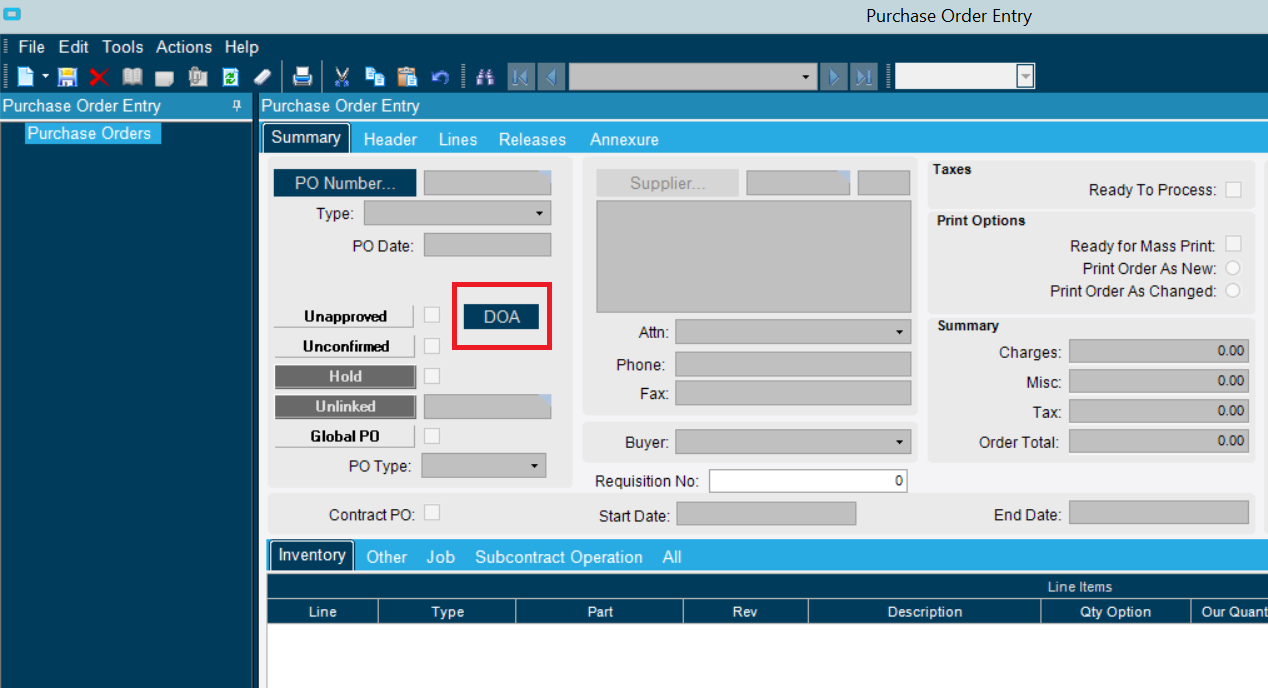 Purchase Order Status -Pending - Epicor ERP 10 - Epicor User Help Forum